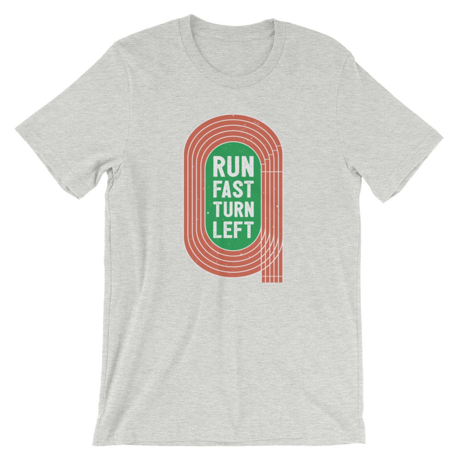 Track Shirt Run Fast Turn Left for Runners & Coaches - Etsy