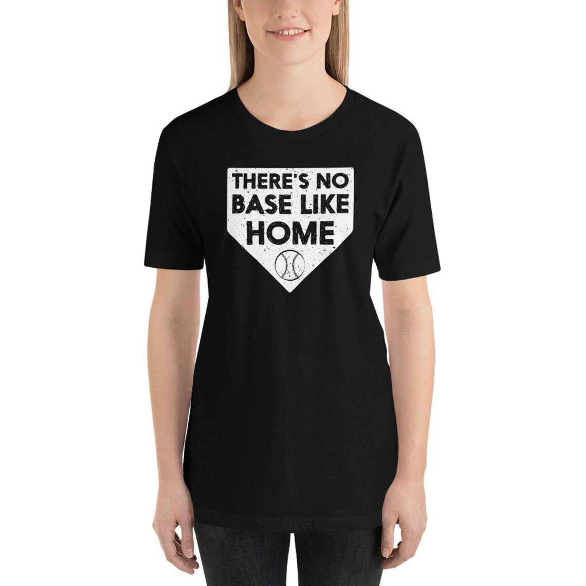 There's No Base Like Home Baseball T-shirt - Etsy