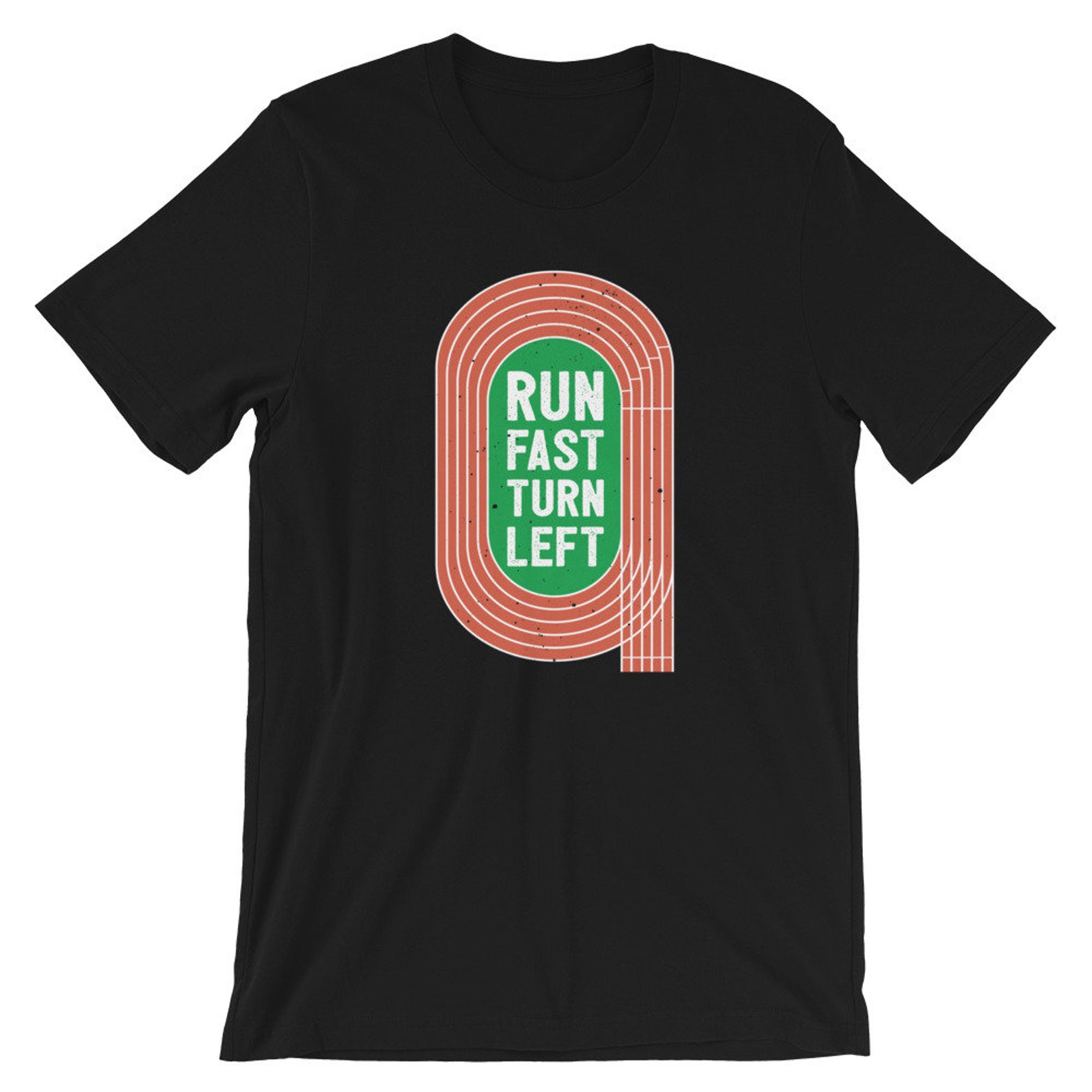 Track Shirt Run Fast Turn Left for Runners & Coaches - Etsy