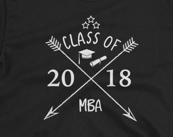 Class of 2019 MBA Graduate Graduation Gift Short-sleeve - Etsy