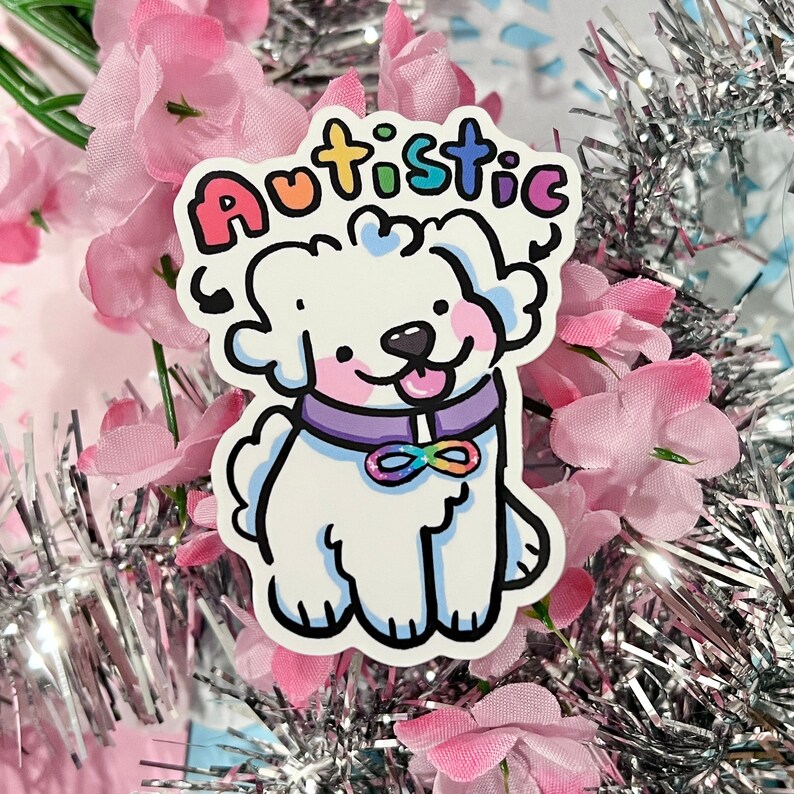 Autism Puppy : Sticker - Etsy