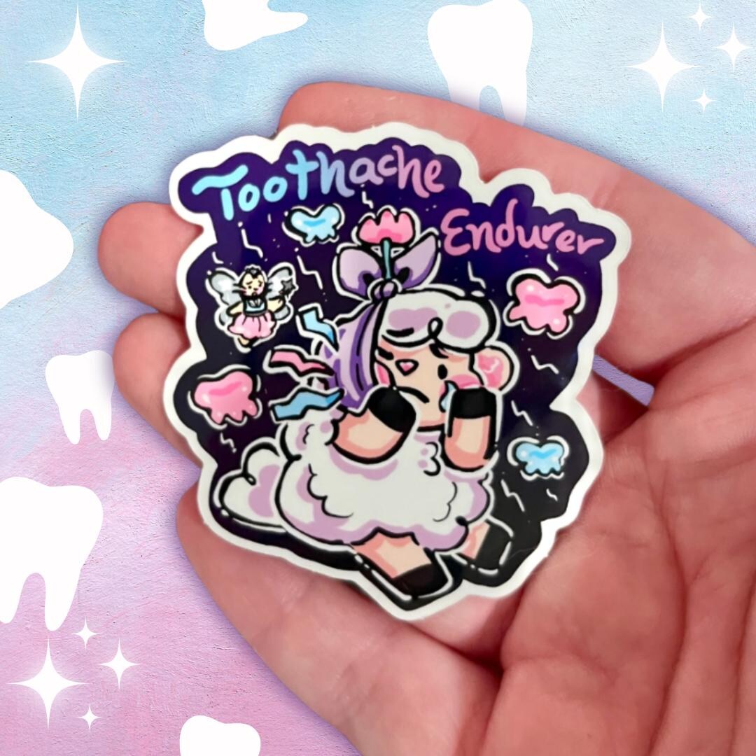 Toothache Endurer Sprout ~ Sticker - Etsy