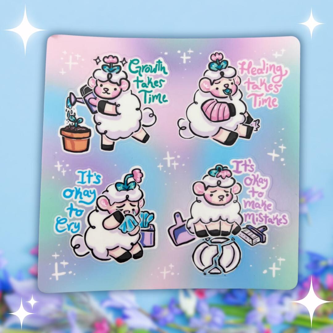 Sprout Affirmations ~ Sticker Sheet - Etsy