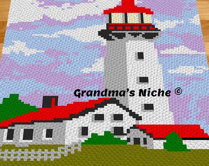 Cape Hatteras Lighthouse Pattern - Crochet - Etsy Canada