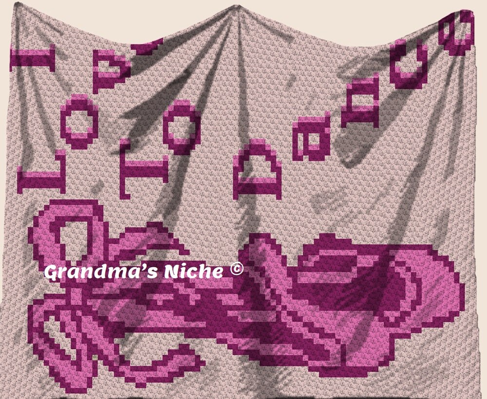 Dancing Shoes Crochet Blanket C2C Pattern Written | Etsy