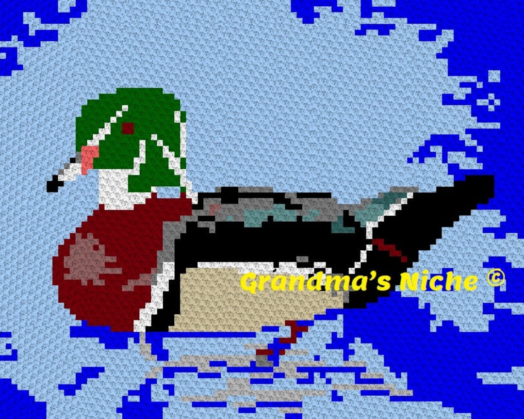 Wood Duck - Crochet Blanket C2C Pattern, “written Instructions ...