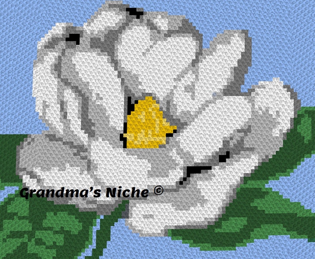 Magnolia - Crochet Blanket C2C Pattern, “written Instructions ...
