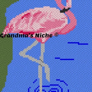 Flamingo - Crochet Blanket C2C Pattern, “written Instructions ...