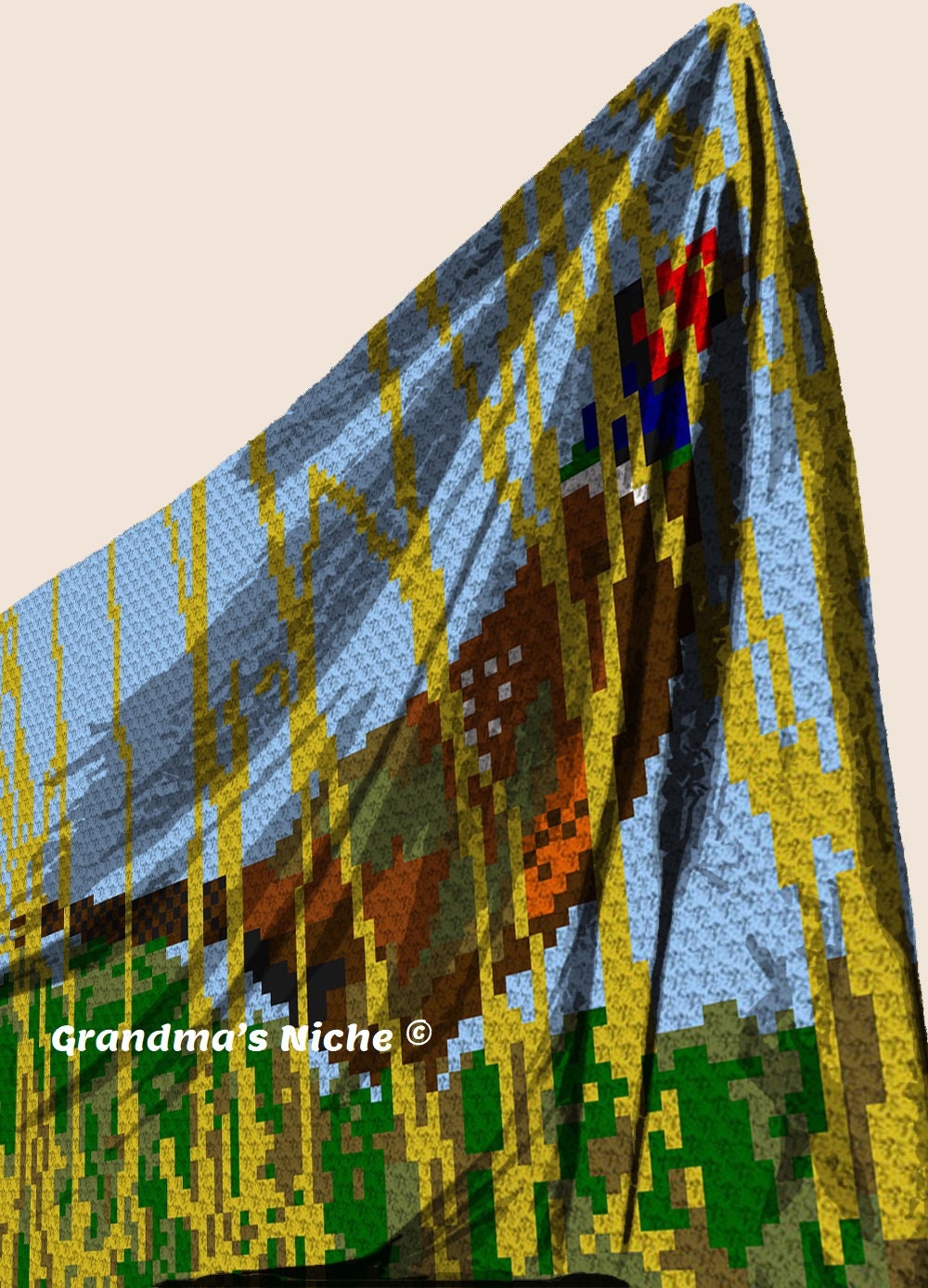 Pheasant Crochet Blanket C2C Pattern written - Etsy