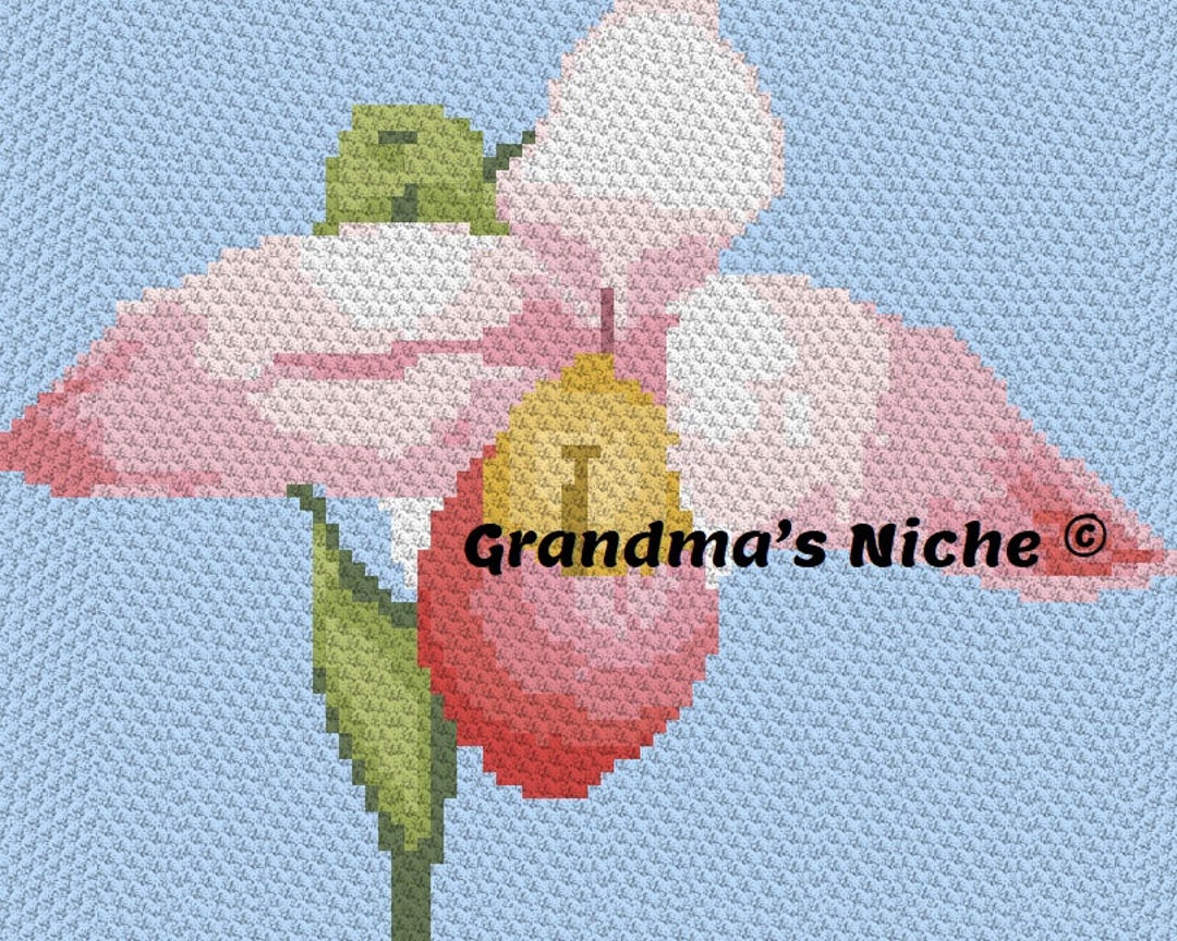 Orchid - Crochet Blanket C2C Pattern, “written Instructions”, Tunisian ...