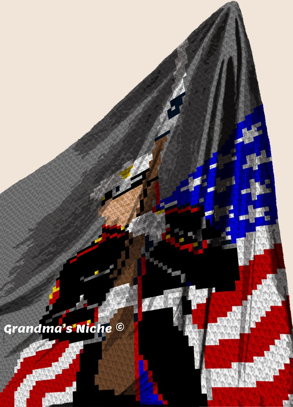 Marine Crochet Blanket C2C Pattern Written Instructions - Etsy