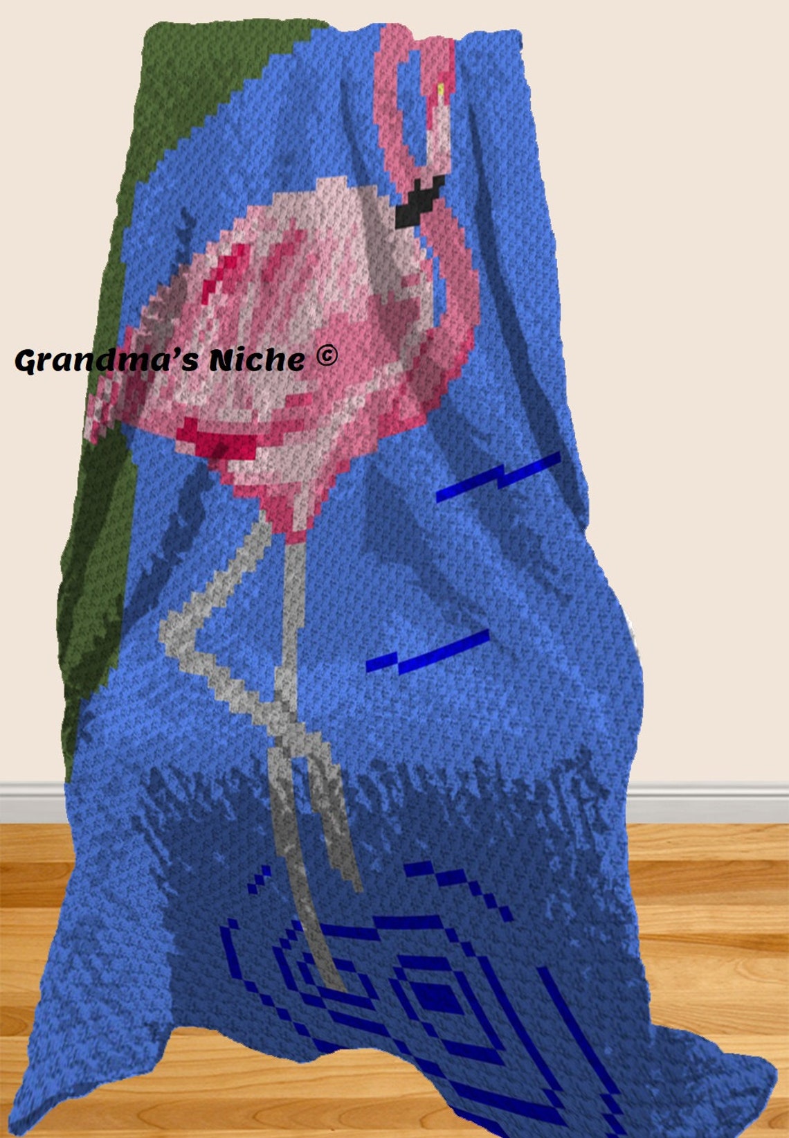 Flamingo - Crochet Blanket C2C Pattern, “written Instructions ...