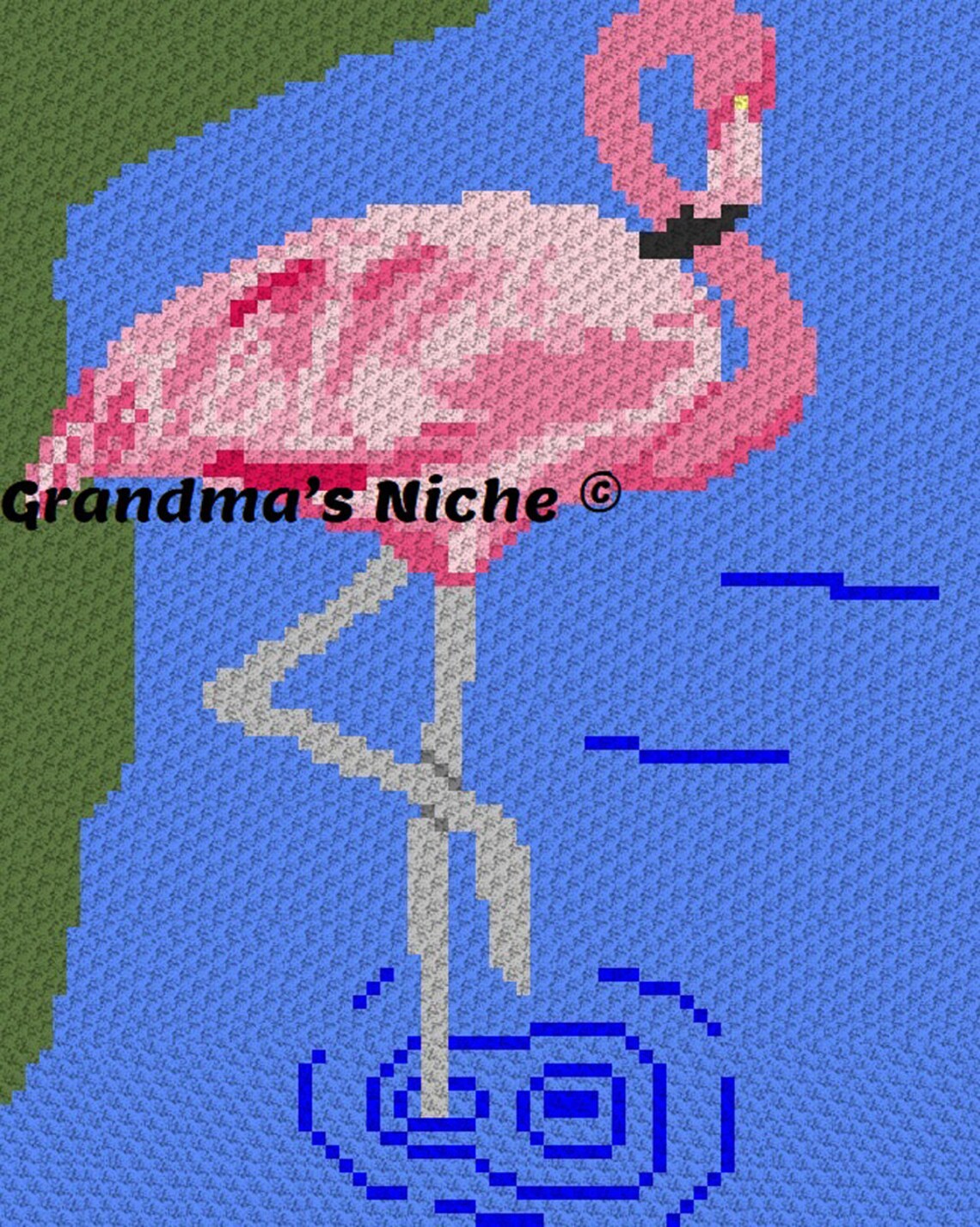 Flamingo - Crochet Blanket C2C Pattern, “written Instructions ...