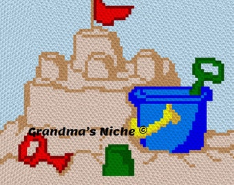 Crochet Sand Castle - Etsy