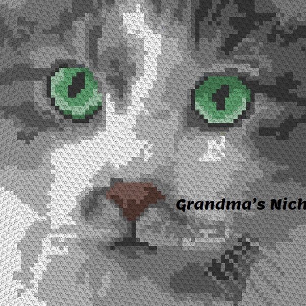 Crochet Cat Face - Etsy