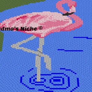 Flamingo - Crochet Blanket C2C Pattern, “written Instructions ...