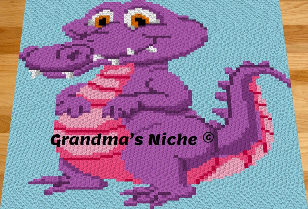 Alligator - Crochet Blanket Pattern, C2C, Tunisian Crochet, Graphghan ...