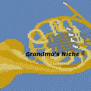 French Horn - Crochet Blanket C2C Pattern, “written Instructions ...