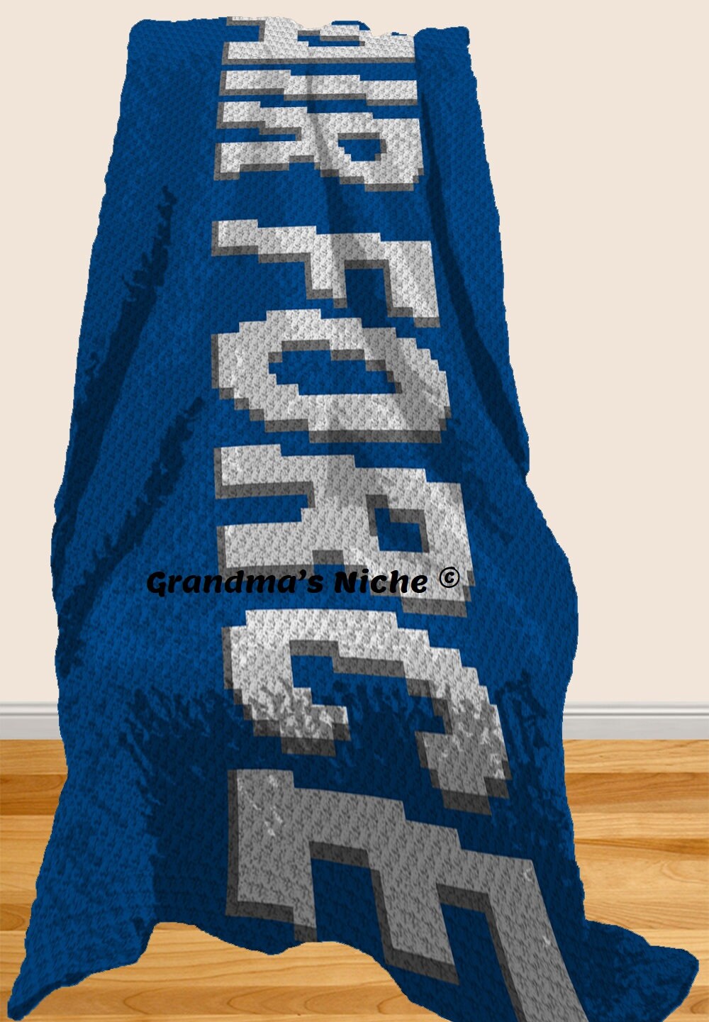 Air Force Crochet Blanket C2C Pattern written | Etsy