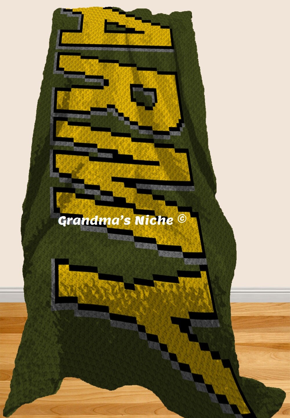Army Crochet Blanket C2C Pattern written Instructions | Etsy