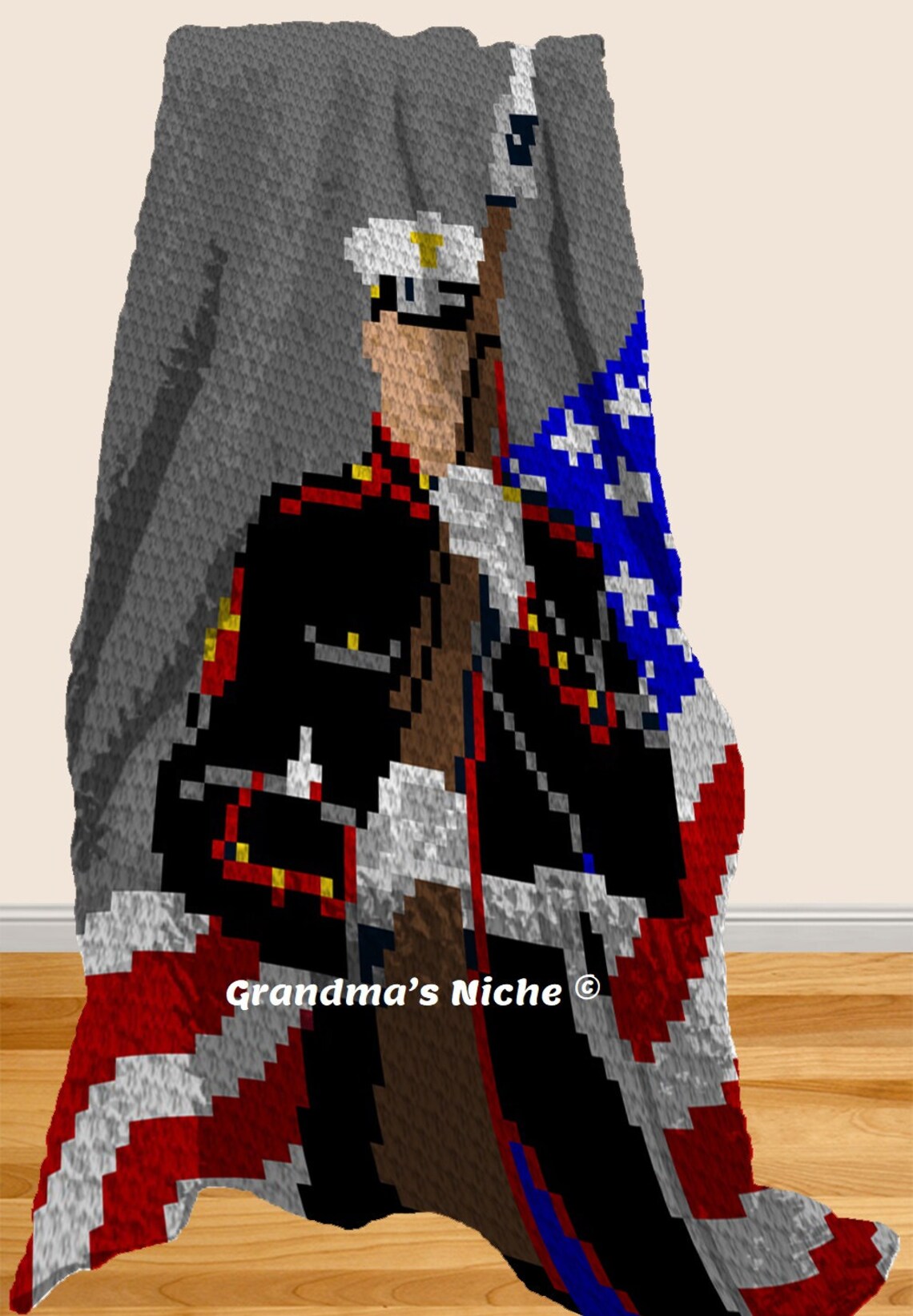 Marine Crochet Blanket C2C Pattern Written Instructions | Etsy