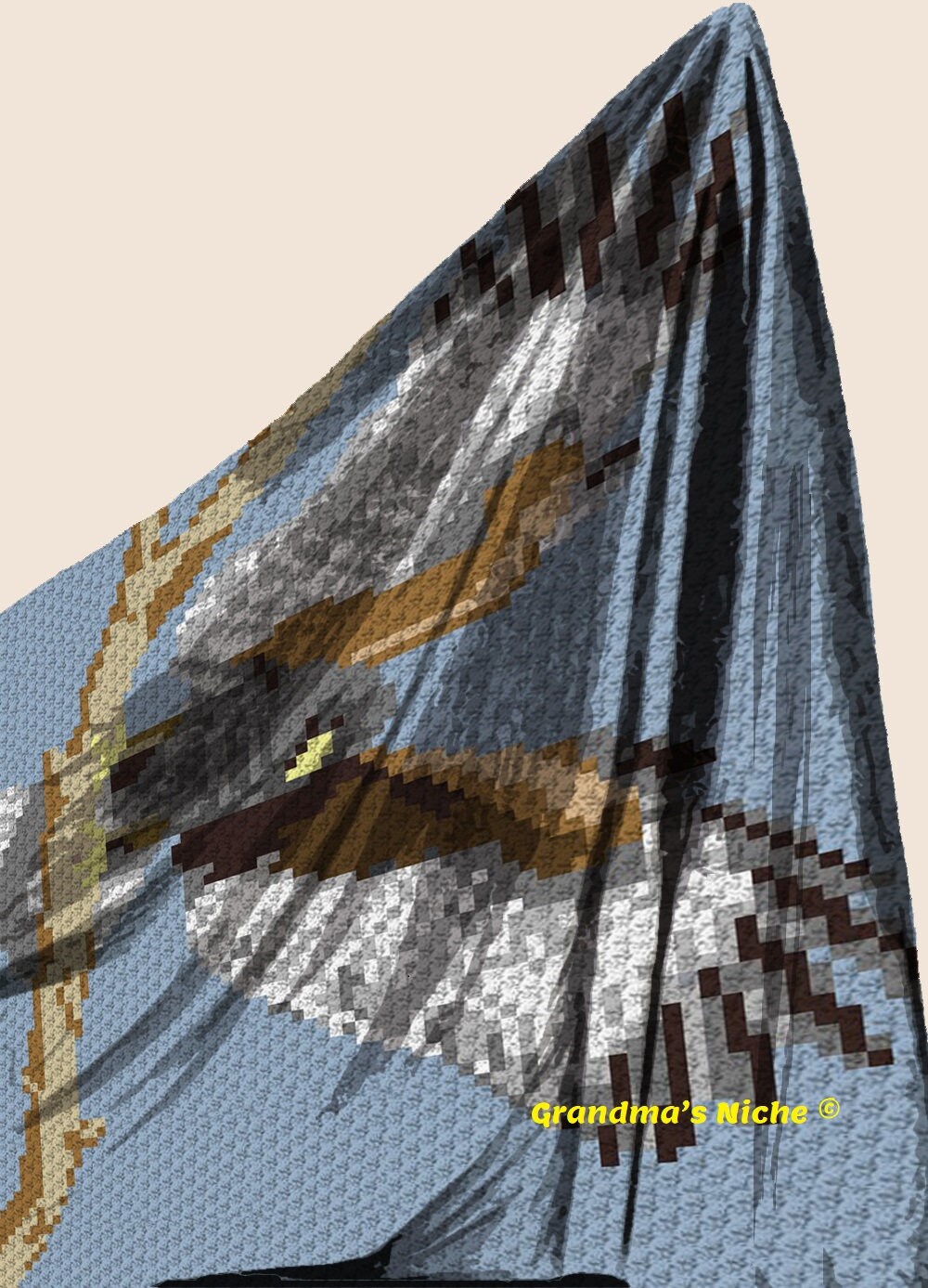 Harris Hawk Crochet Blanket C2C Pattern written - Etsy