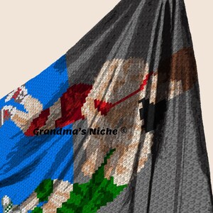 Wrestling - Crochet Blanket C2C Pattern, “written Instructions ...