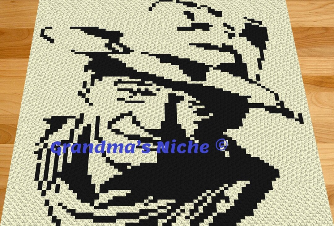 Duke – Crochet C2C Pattern, Written Instructions, Cross Stitch Pattern ...