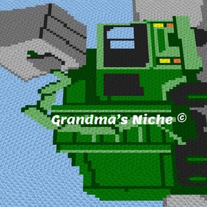 Garbage Truck - Crochet Blanket C2C Pattern, “written Instructions ...