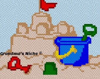 Crochet Sand Castle - Etsy