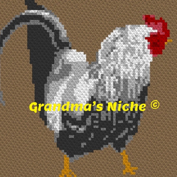 Rooster Chicken Cross Stitch Pattern - Etsy
