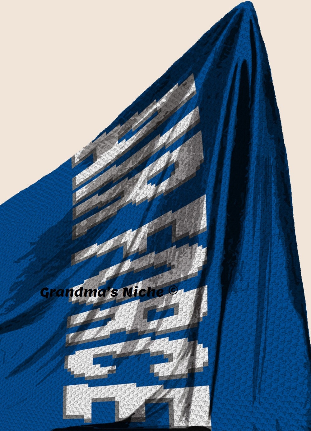 Air Force - Crochet Blanket C2C Pattern, “written Instructions ...