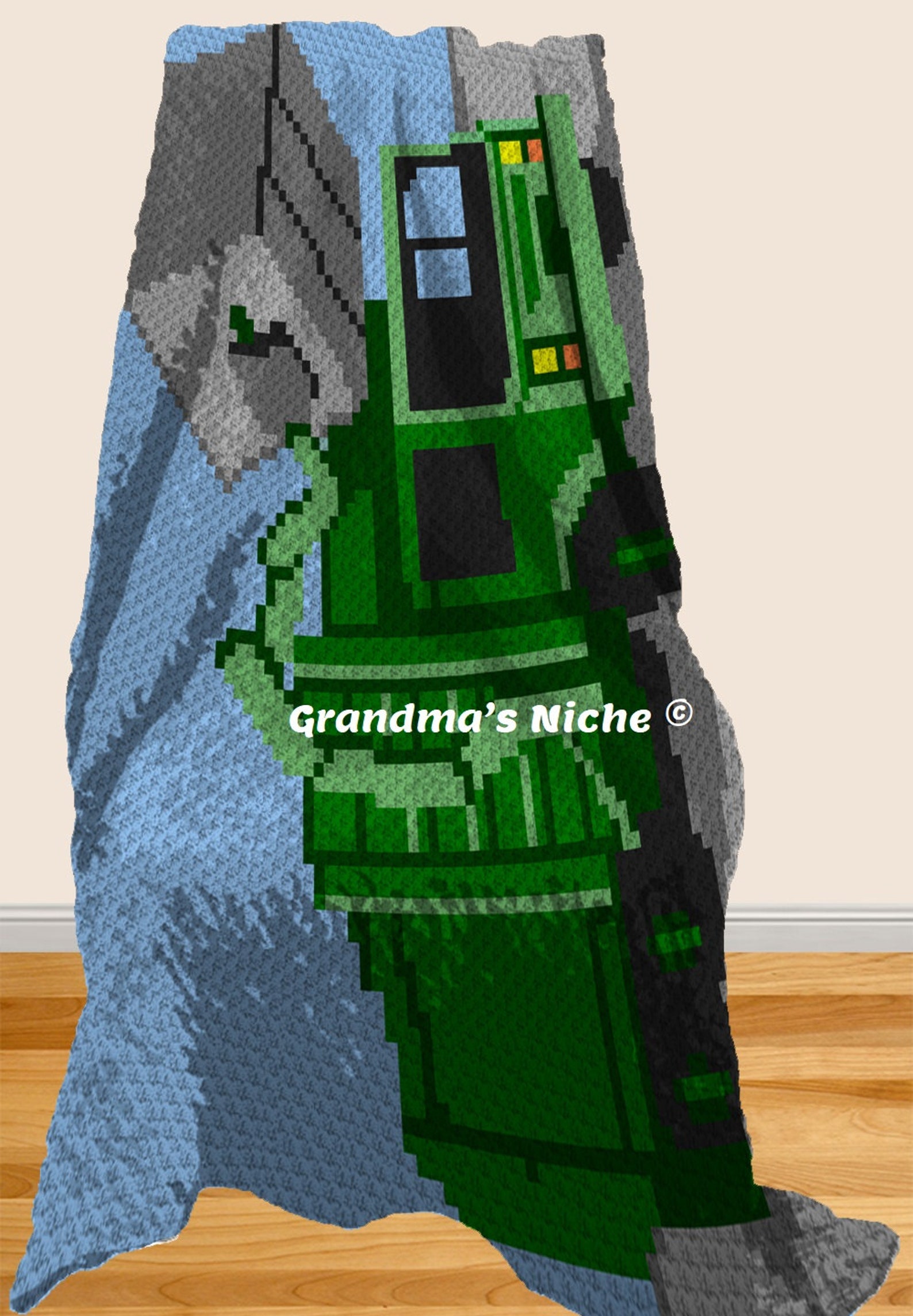 Garbage Truck - Crochet Blanket C2C Pattern, “written Instructions ...
