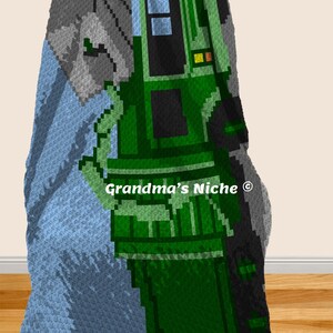 Garbage Truck - Crochet Blanket C2C Pattern, “written Instructions ...