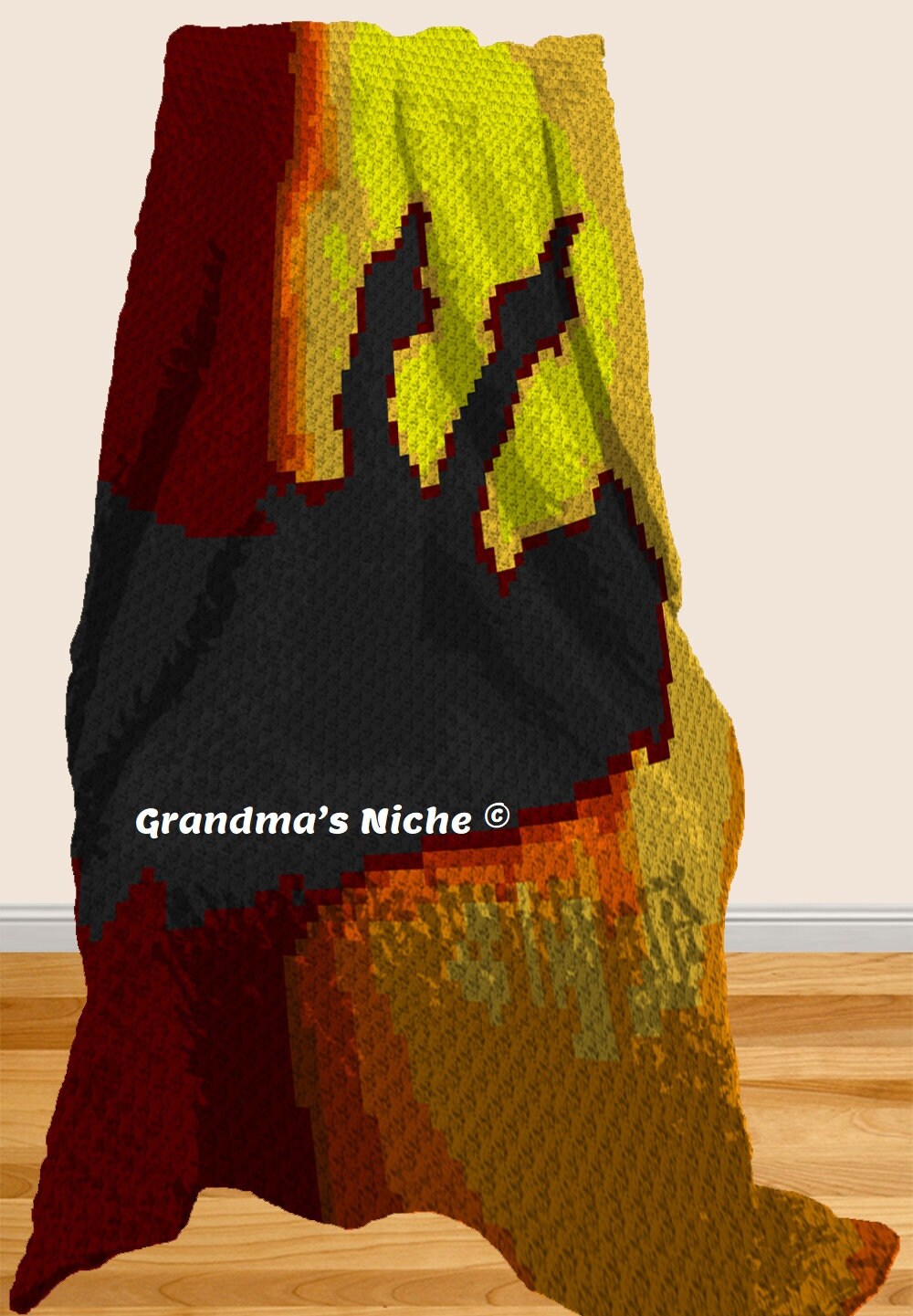 Native Dance Crochet Blanket C2C Pattern written | Etsy