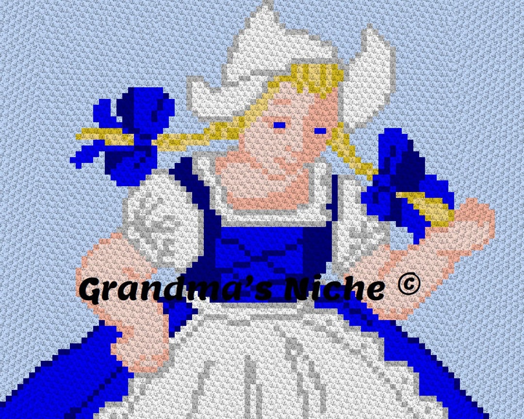 Duch Costume – Crochet Blanket C2C Pattern, Written Instructions ...