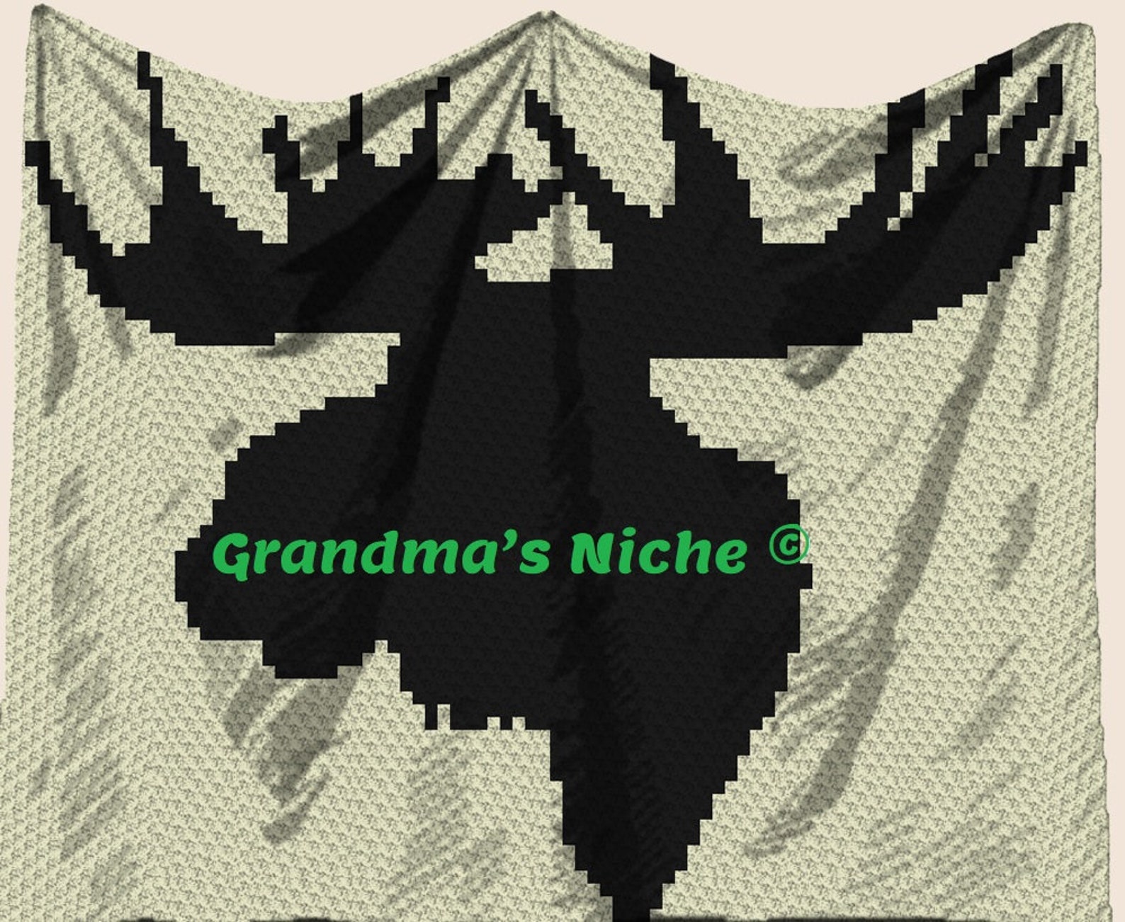 Moose Silhouette - Crochet Blanket C2C Pattern, Written Instructions ...