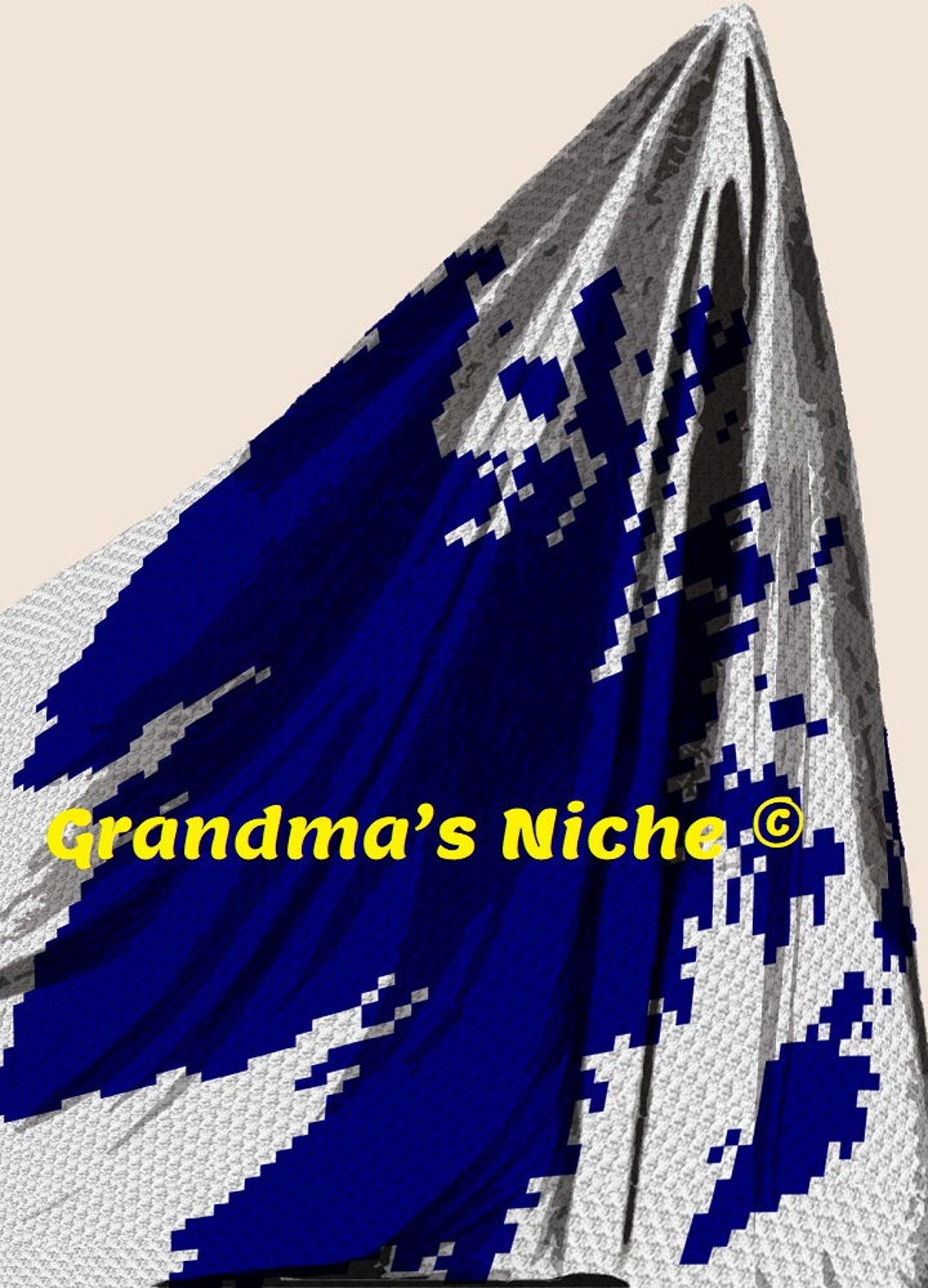 Scotland Map – Crochet Blanket C2C Pattern, Written Instructions ...