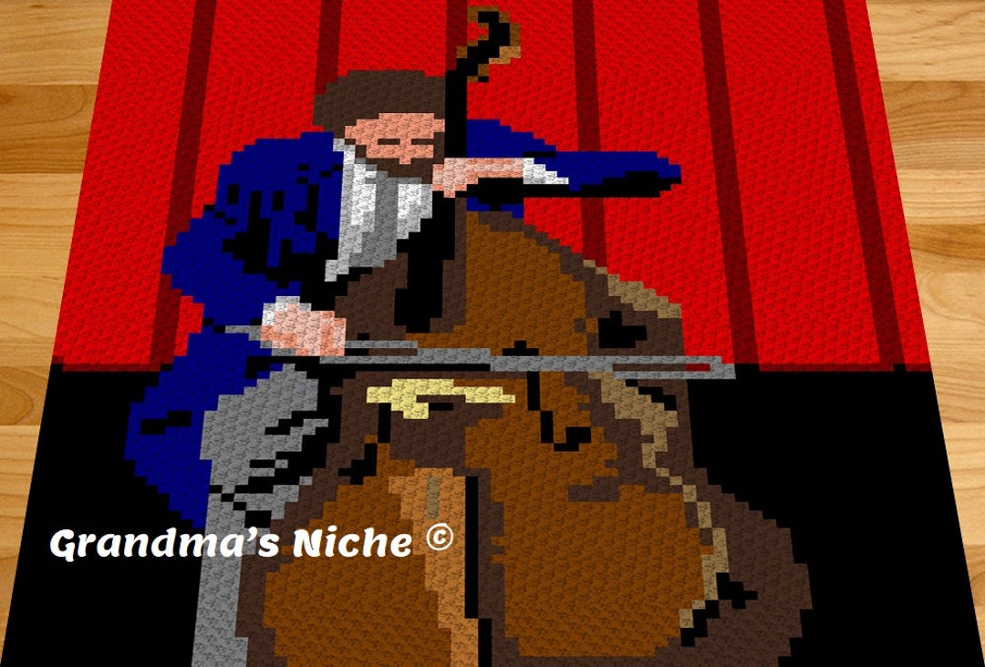 Cello - Crochet Blanket C2C Pattern, “written Instructions”, Tunisian ...