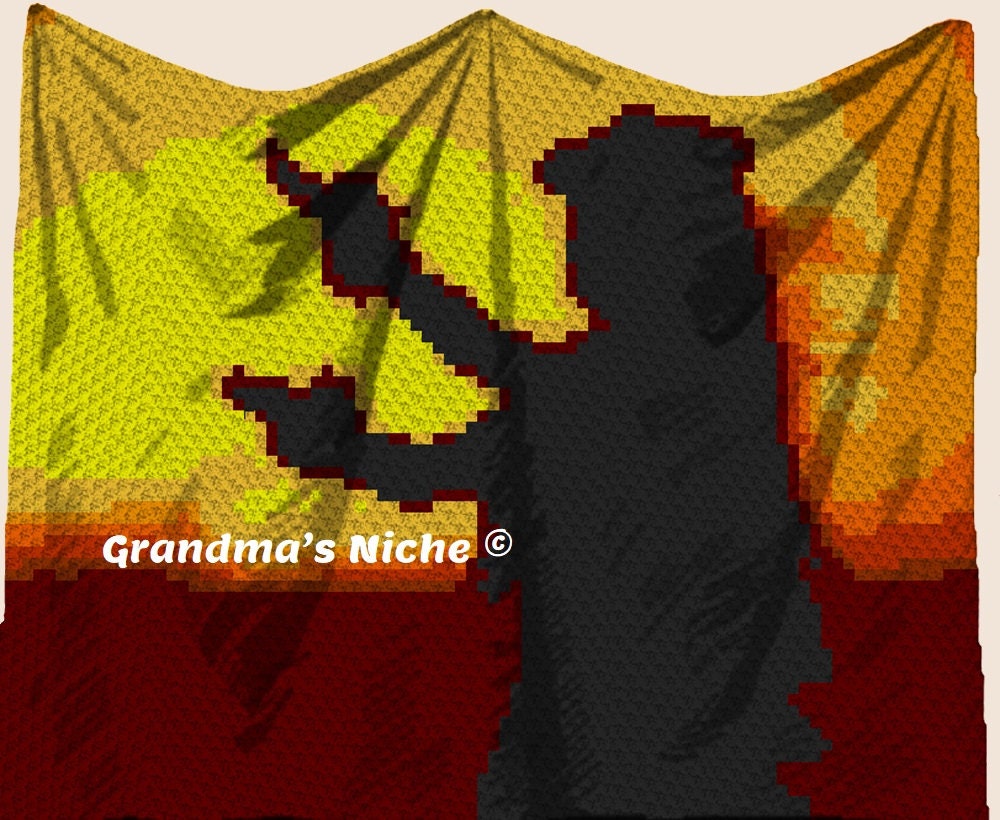 Native Dance Crochet Blanket C2C Pattern written | Etsy