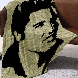 Elvis Silhouette – Crochet Blanket C2C Pattern, Written Instructions ...