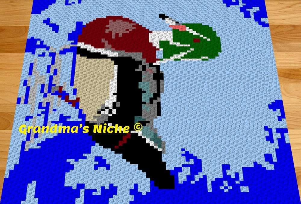 Wood Duck Crochet Blanket C2C Pattern written | Etsy