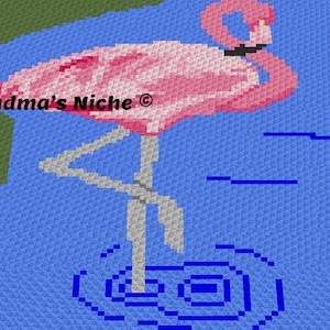 Flamingo - Crochet Blanket C2C Pattern, “written Instructions ...