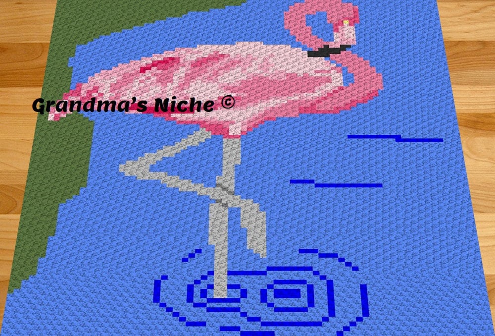 Flamingo - Crochet Blanket C2C Pattern, “written Instructions ...