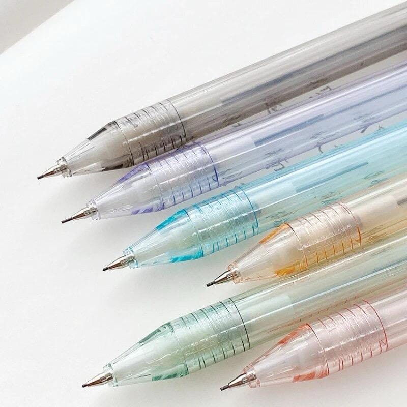Mechanical Pencils Writing Pen 0.5mm Refills for Girls Cute Stationery ...