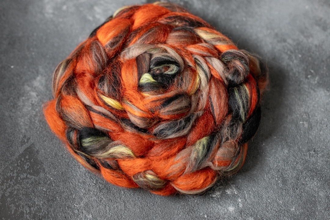 BFL & Merino Wool Roving / Hand Combed Top / for Spinning and Felting ...