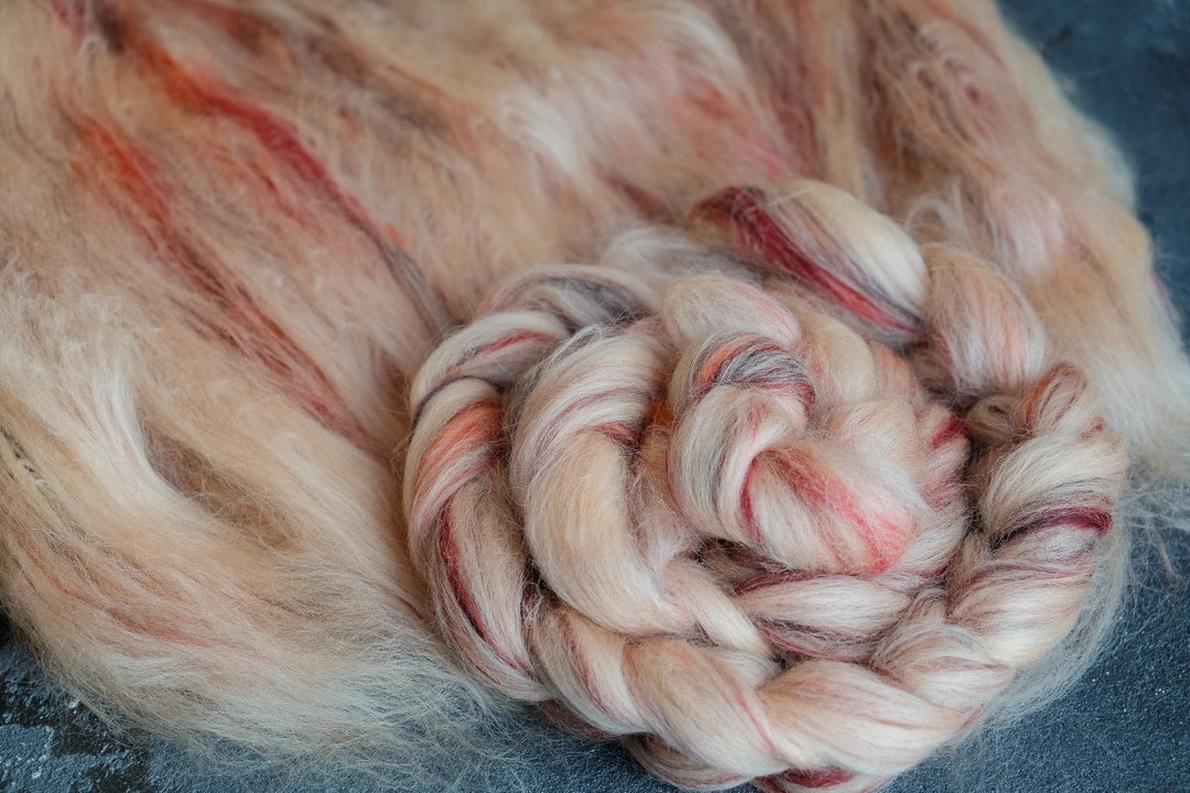 Art Batt / Fibres filantes laine mérinos cardé à la main pour filature ...