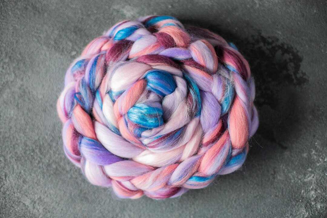 Silk Merino Wool Roving / Hand Combed Top / for Spinning and Felting - Etsy