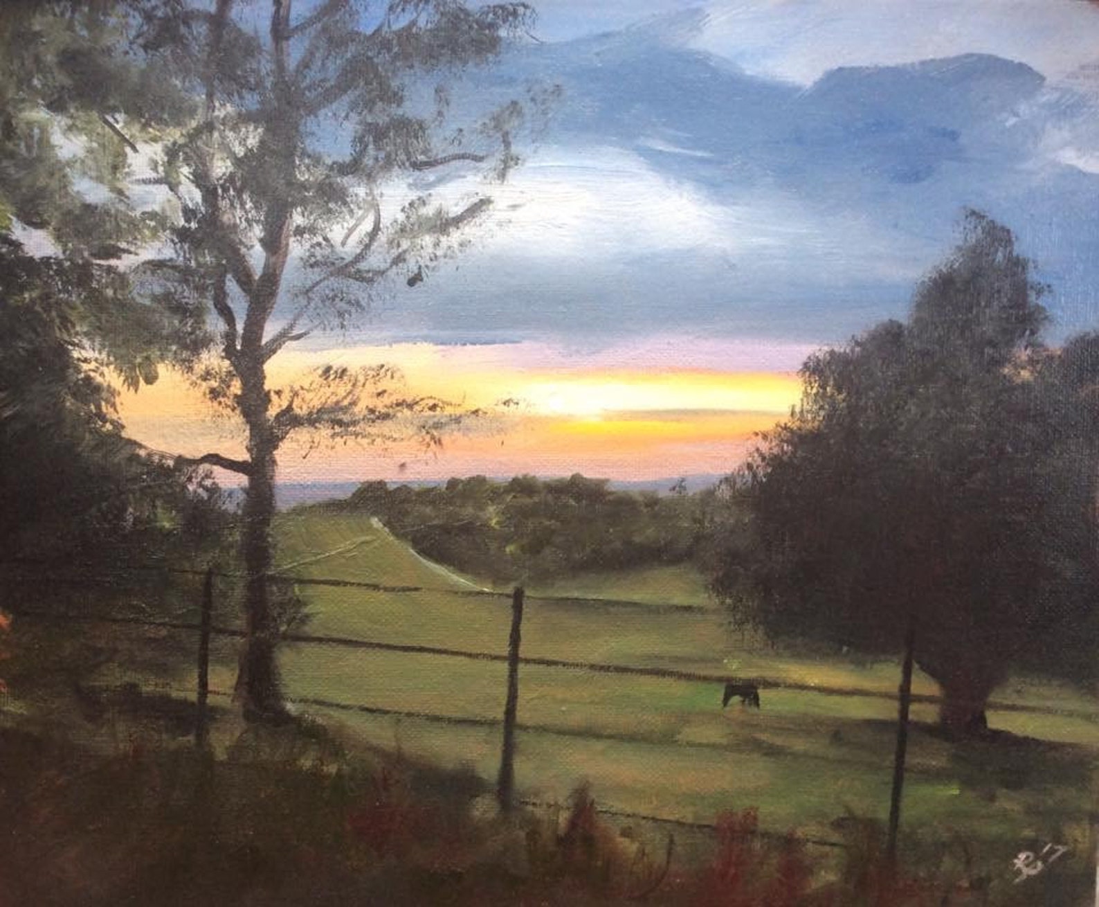 Spring Dusk. Signed Ltd Edition Fine Art Print by Rob Parkinson. - Etsy