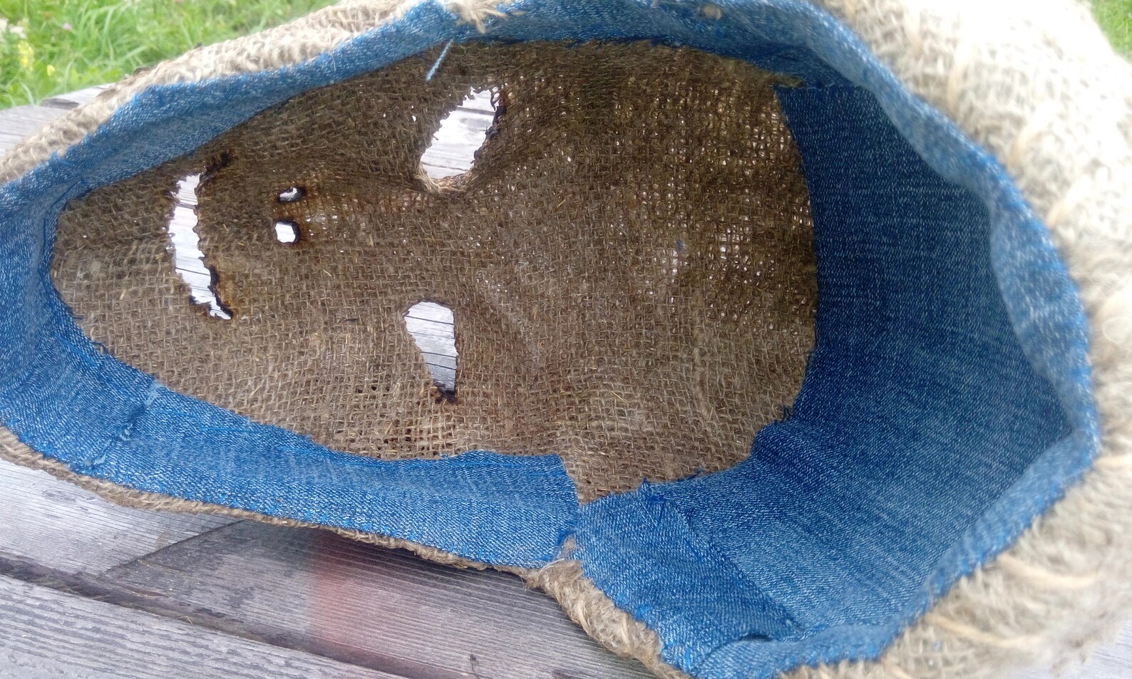 Burlap Head Mask Halloween Horror Burlap Mask Creepy Mask | Etsy